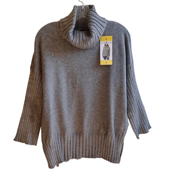 Cyrus | Sweaters | Nwt Cyrus Turtleneck Heathered Gray Sweater S | Poshmark